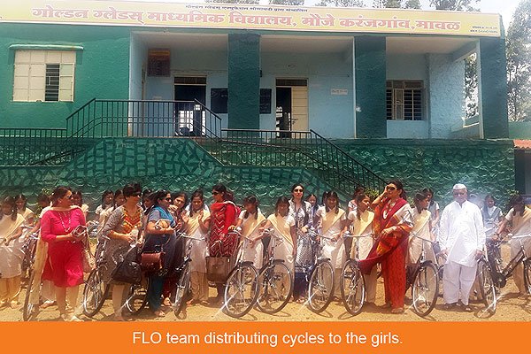 Cycle Distribution 3rd July 2015, Maval District - Ficci Flo